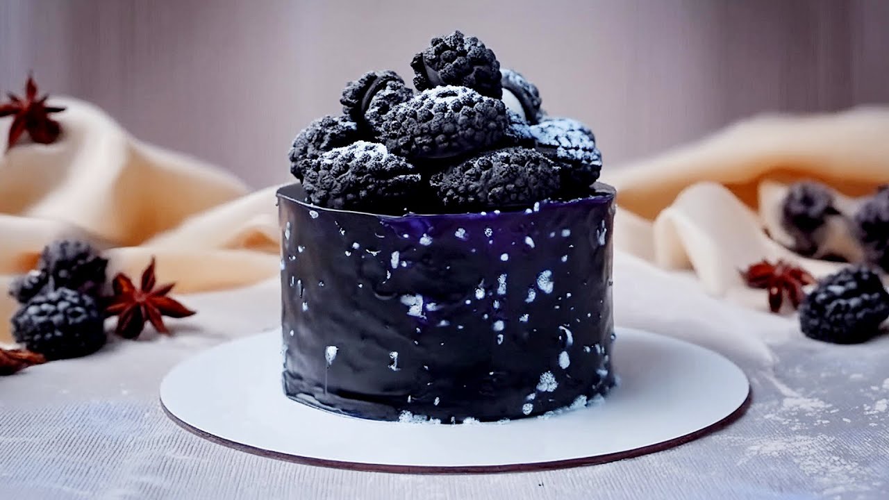 Galaxy Meteorite Cake | Space Themed Cake | Nyam Nyam - YouTube