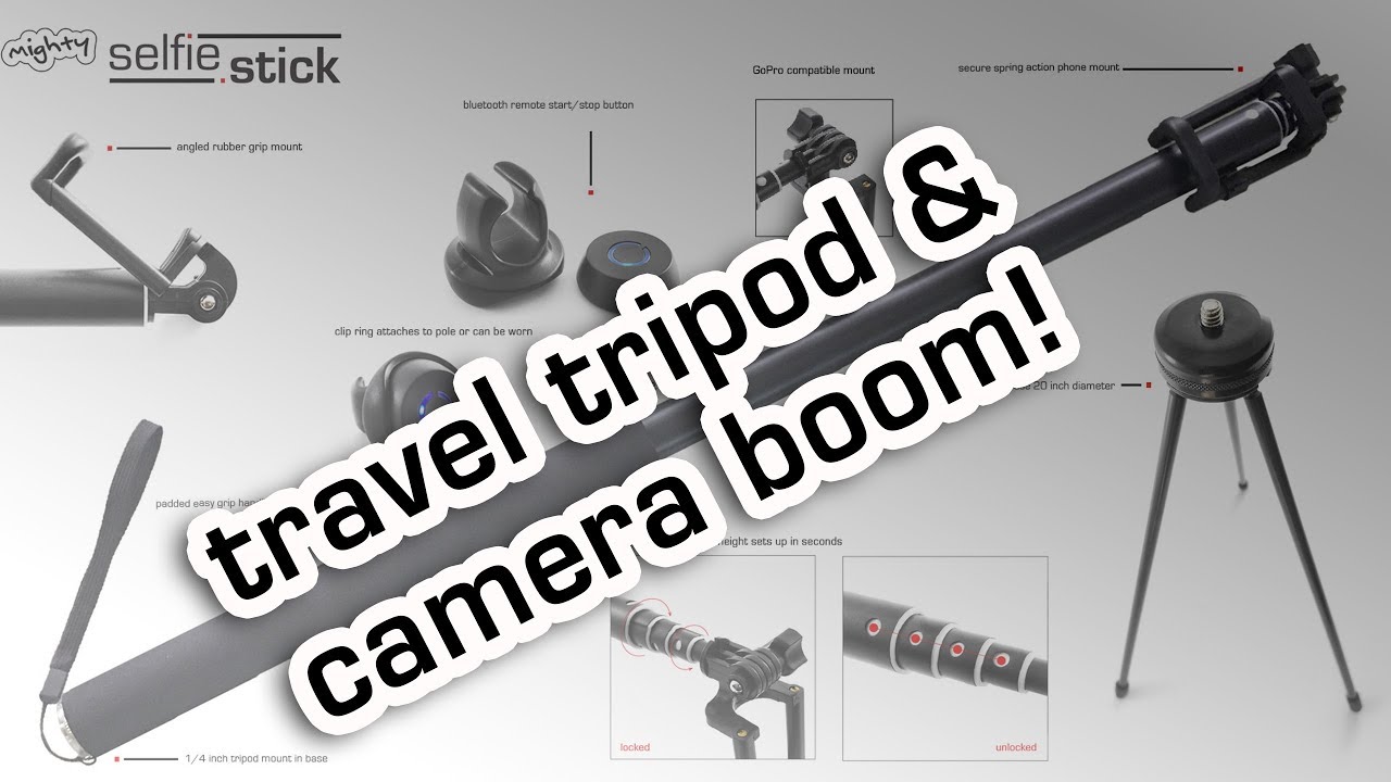 Awesome Lightweight Tripod & Camera Boom! - YouTube