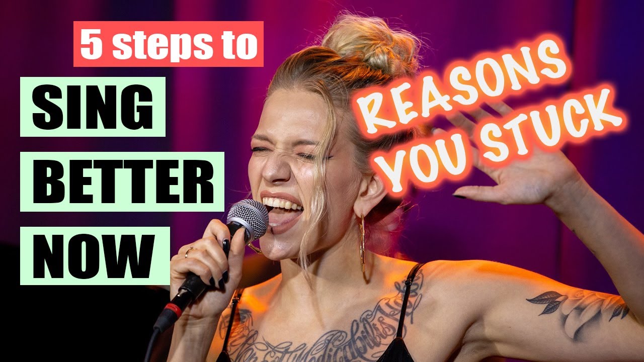 5 steps to SING BETTER NOW. Singing lessons & vocal secrets - YouTube