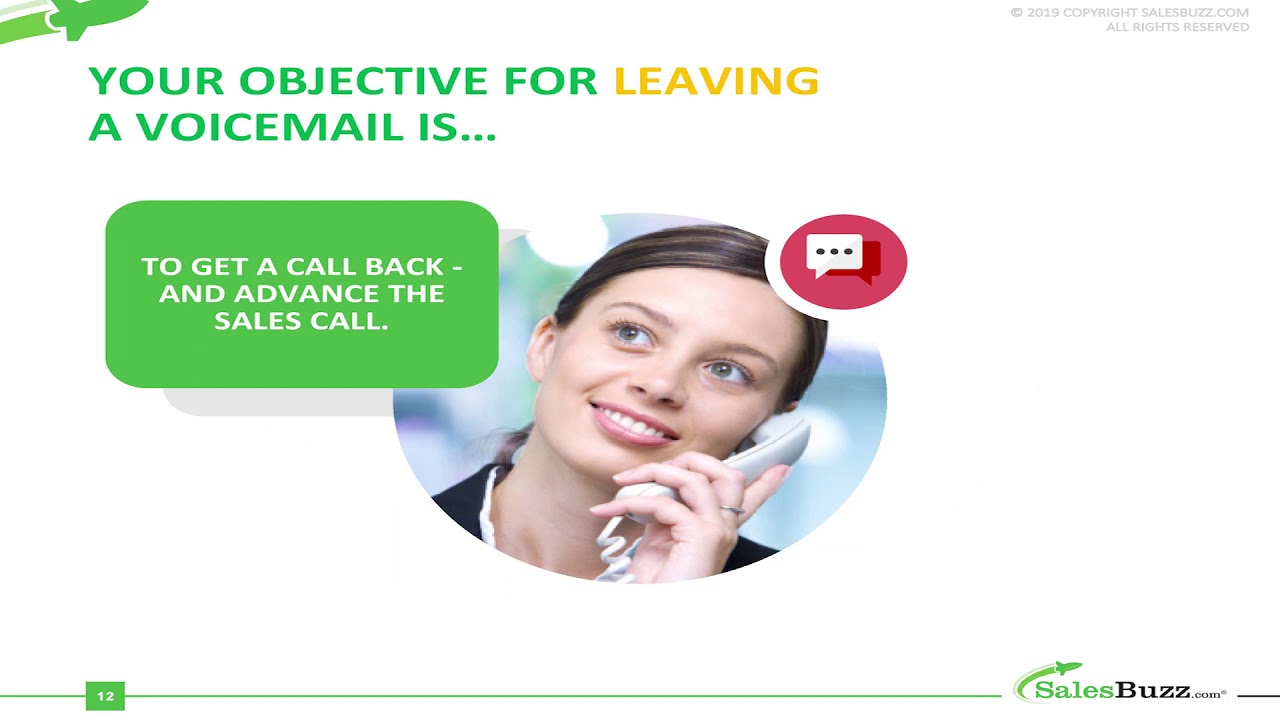 Sales Courses: Voicemail: How to Get Prospects to Call You Back - YouTube