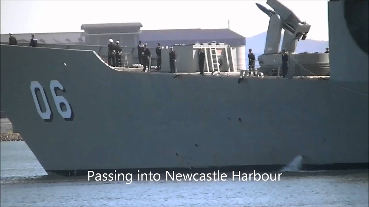 HMAS Newcastle - YouTube