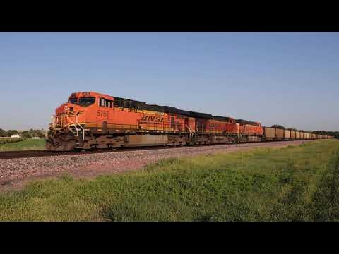 BNSF 5753 West - YouTube
