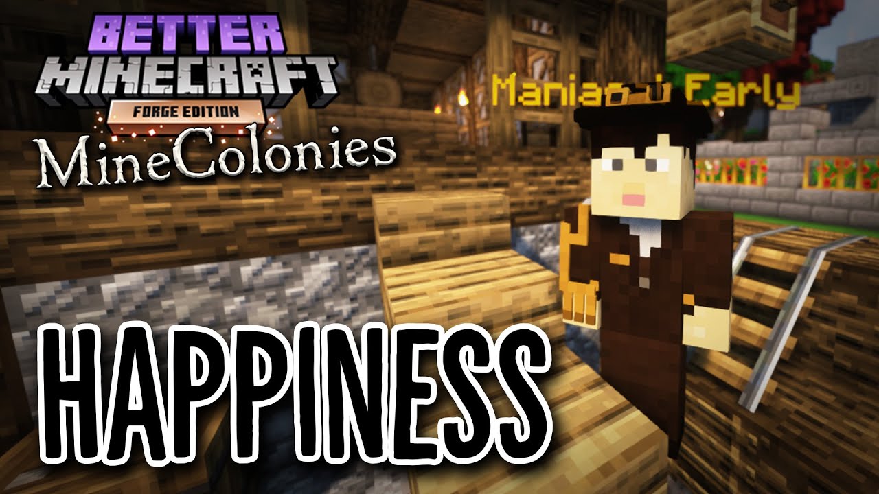 Better Minecraft: MineColonies #34 - HEALTHY HAPPY COLONISTS - YouTube
