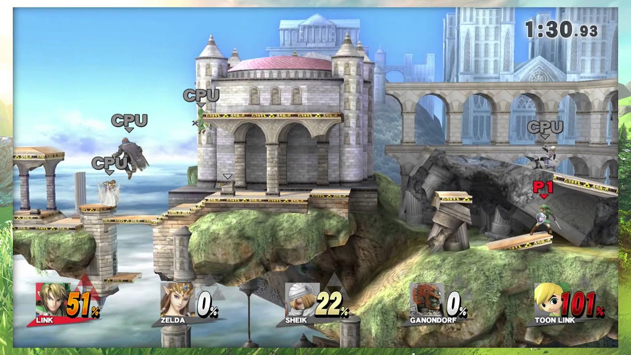 (Hyrule) Temple — Super Smash Bros. for Wii U - YouTube