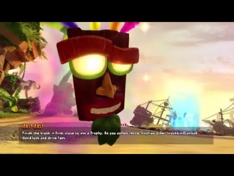 Crash team racing nitro fueled all aku aku uka uka cutscenes tutorial ...