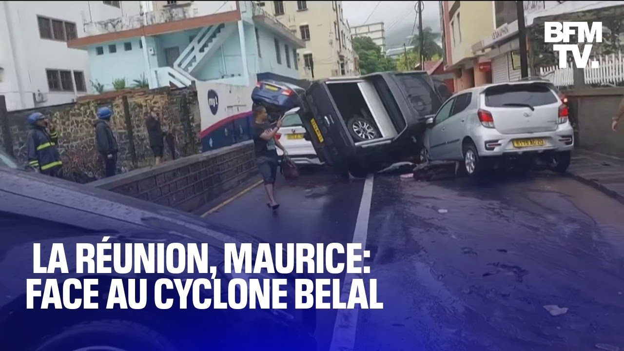 La Réunion, Maurice: face au cyclone Belal - YouTube