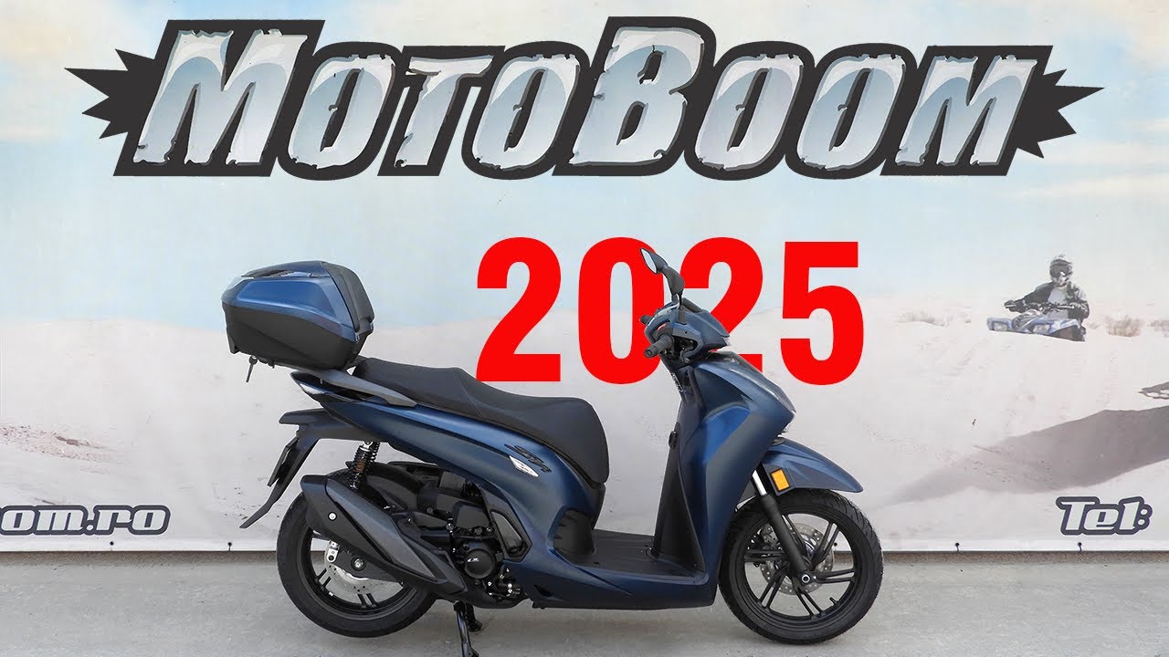 Scuter Honda SH350i ABS incl Smart Top Box 2025 - YouTube