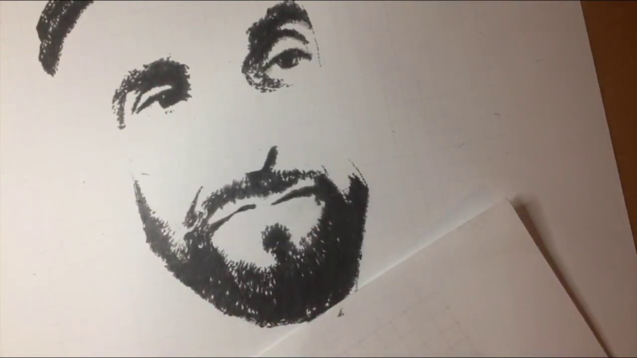 Video 11 - Part 5 of Drawing a portrait of HH Sheikh Zayed - Speed ...