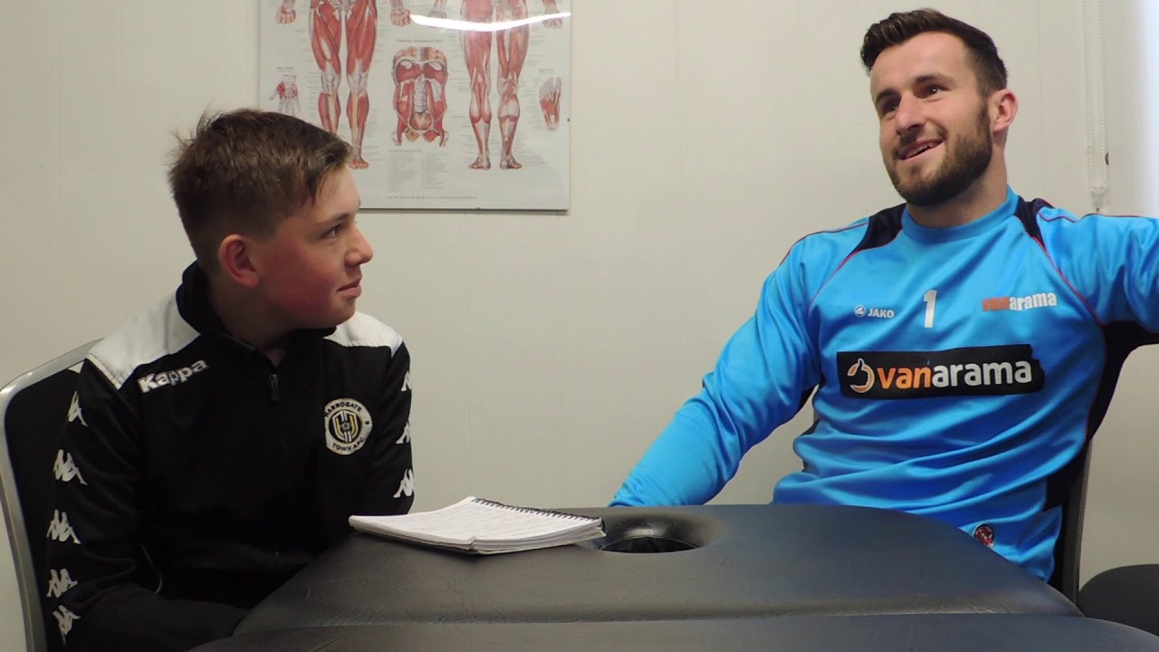 Interviewing Harrogate Town Goalkeeper James Belshaw and Goalkeeping ...