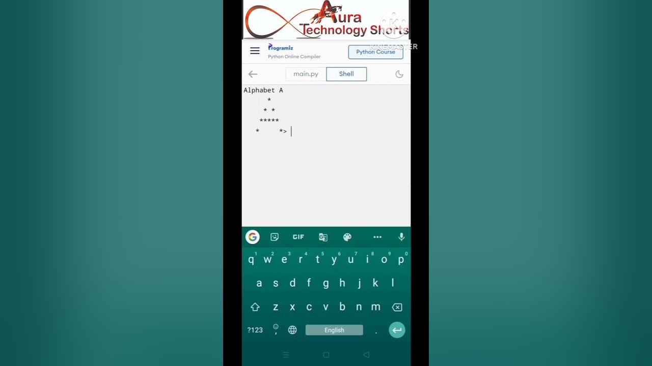 Python Pattern Programs Printing Stars in A Shape #shorts #viralshort #PrintingStars #StarShapes ...