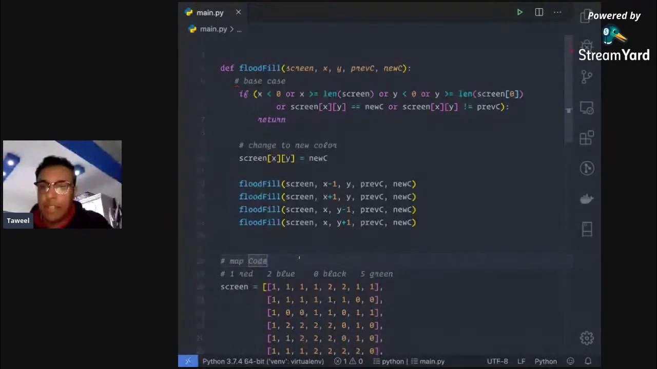 Flood Fill algorithm بالعربي - YouTube