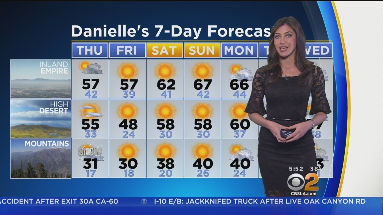 Danielle Gersh's Weather Forecast (Feb. 22) - YouTube