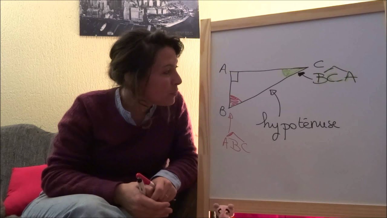 Trigonométrie 1: Côté Opposé / Adjacent / Hypoténuse - YouTube