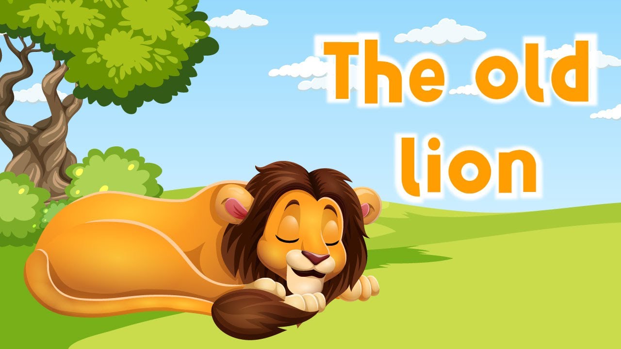 The Old Lion Story | English story for kids | kids want to know - YouTube