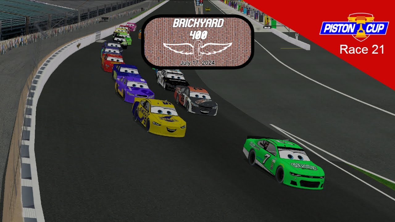 2024 Fictional Piston Cup Series Brickyard 400 at Indianapolis Motor ...