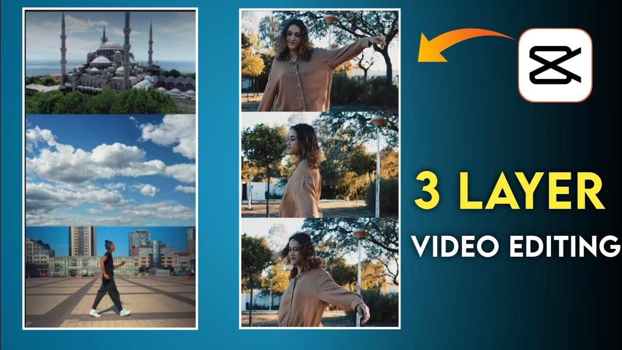3 layer Video editing | CapCut video editing telugu | trending reels editing telugu - YouTube