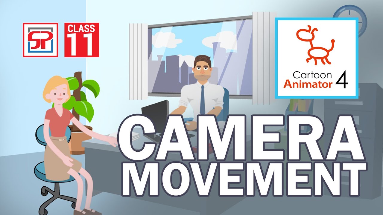 Cartoon Animator 4 : How to use Camera Movement | Camera animation ...