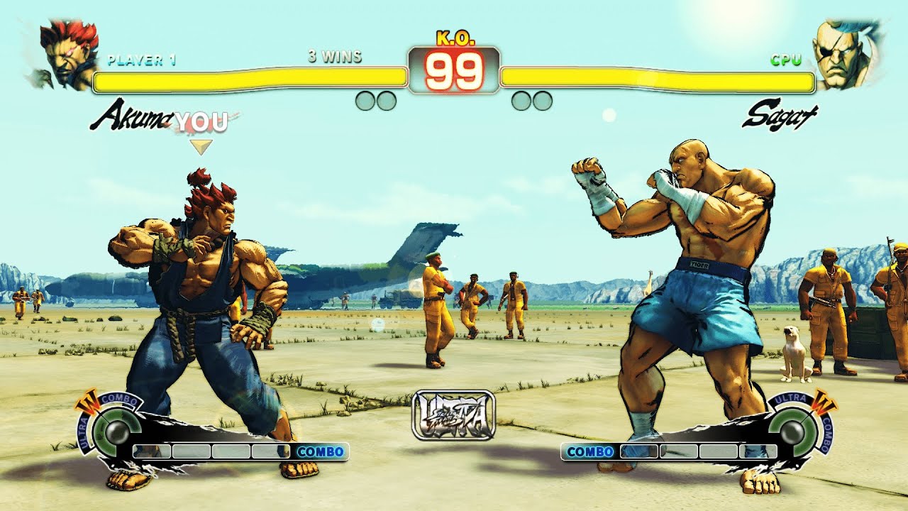 Akuma vs Sagat (Hardest) Street Fighter 4.| Epic Battle - YouTube