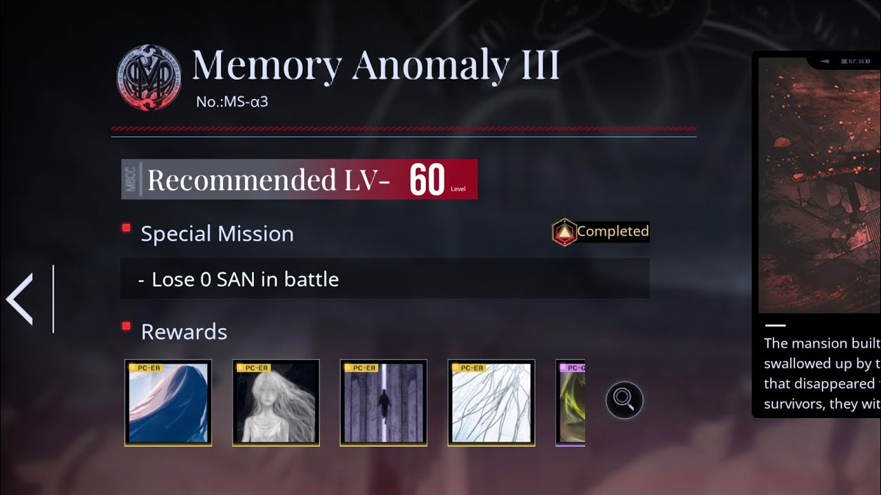 Path to Nowhere | MS-a3 Memory Anomaly III | Rank A and B Sinners Easy Clear - YouTube