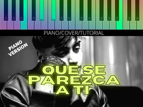 Tiago PZK Que Se Parezca A Ti - PIANO TUTORIAL - Modo facil - YouTube