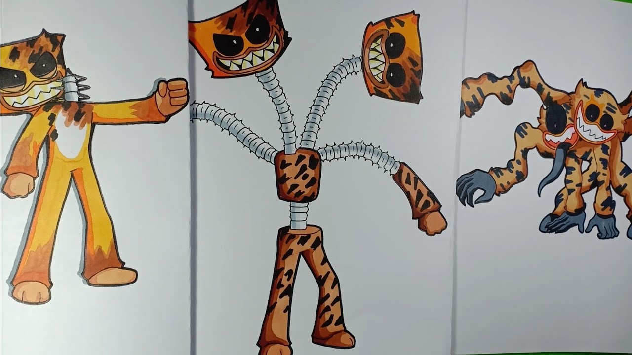 Vẽ Tất Cả Các Nhân Cách Của Danny Benny DRAWING Huggy Wuggy Mods - YouTube