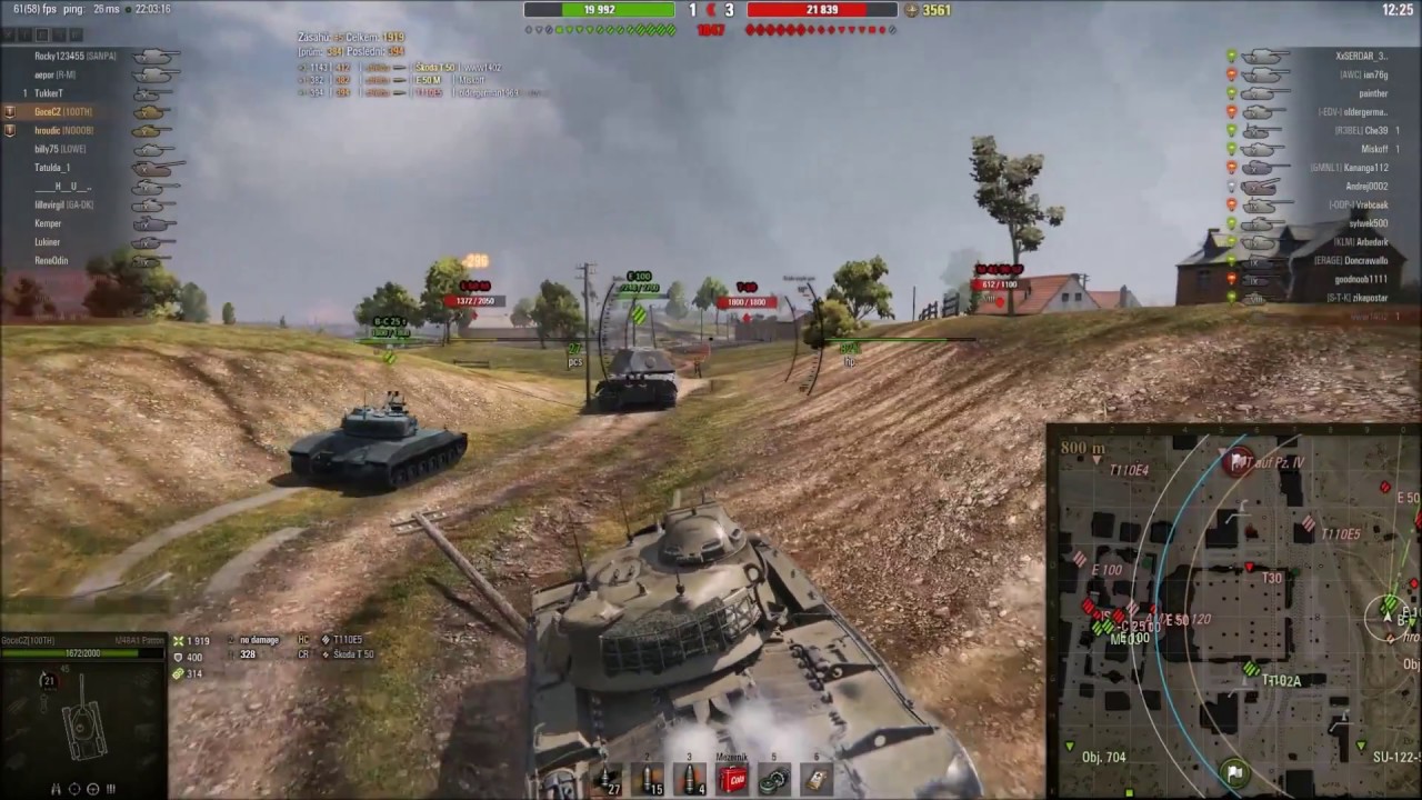World of Tanks - M48 Patton - Pilsen - 8,8k DMG - YouTube