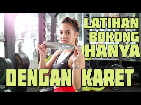 Latihan Bokong Hanya Dengan Karet, Bisa Dilakukan Di Rumah