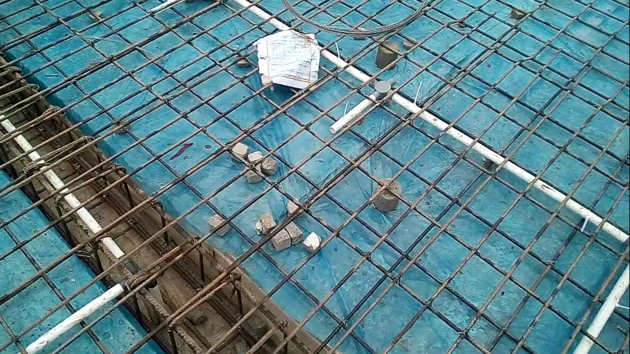 Beam & Slab reinforcement placement at site - YouTube