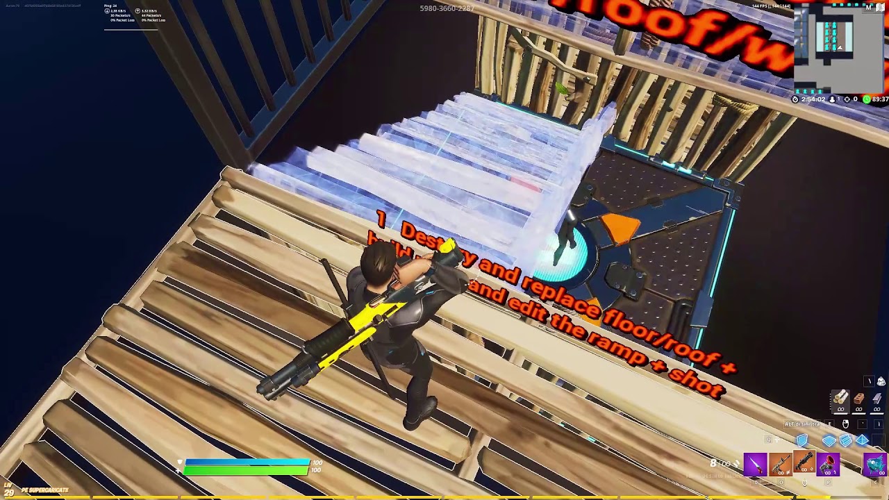 Fortnite Training map Box Fight Piece Control (map code) - YouTube