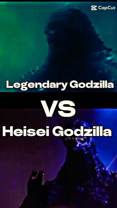 Legendary Godzilla Vs Heisei Godzilla #godzilla - YouTube