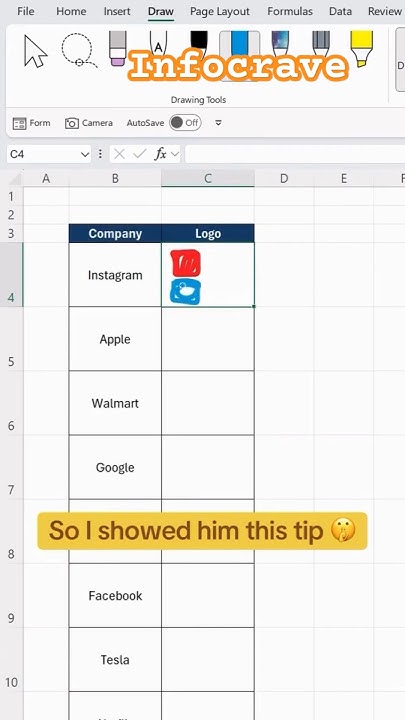 How to insert company logo in Excel #excel #exceltips #shortsvideo # ...