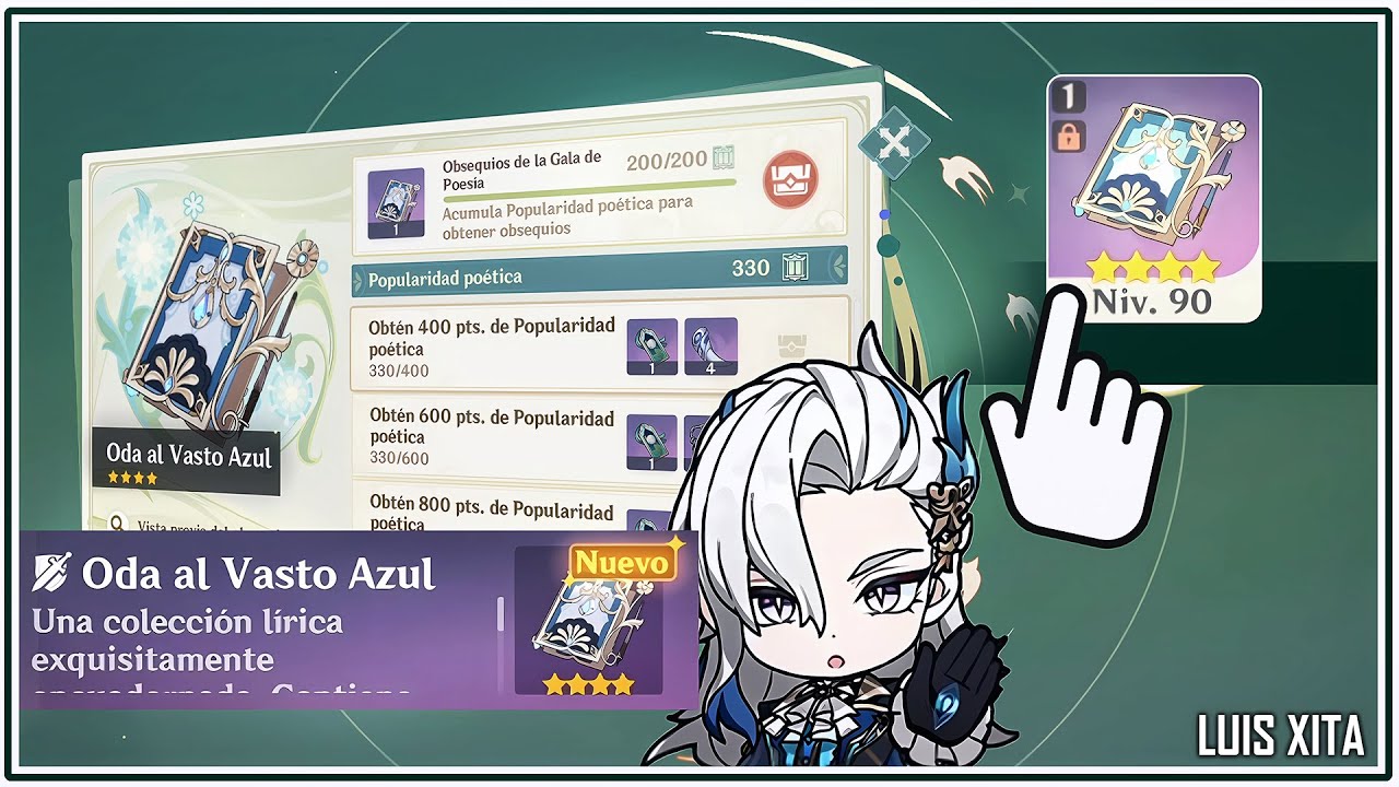 Oda al Vasto Azul 〚 Genshin impact 〛• Fortalecimiento al máximo 🔥 - YouTube