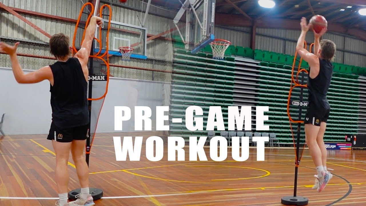 AUSTRALIAN PRO BALLER: My pre-game workout! - YouTube