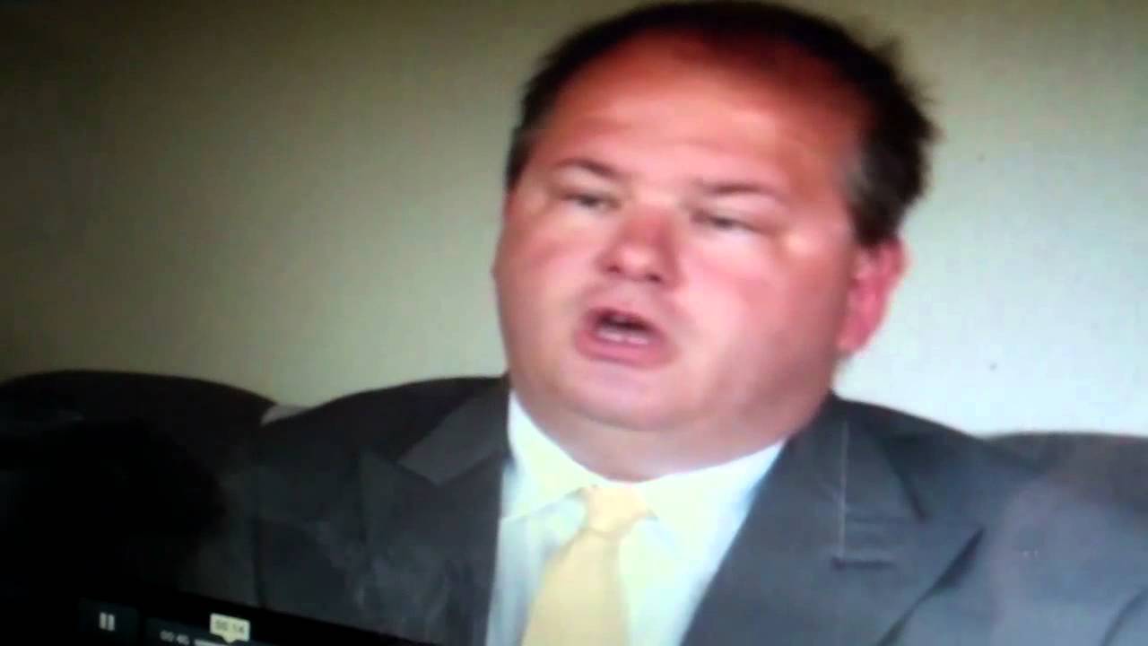 Terry Frederick, candidate for Pima County Sheriff, being interviewed ...