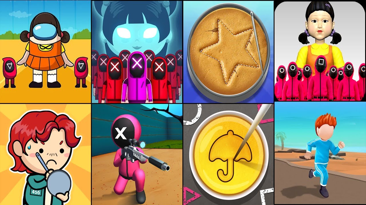 456 Survival: Squid Challenge,Green Light & Red Light,Superhero Play ...