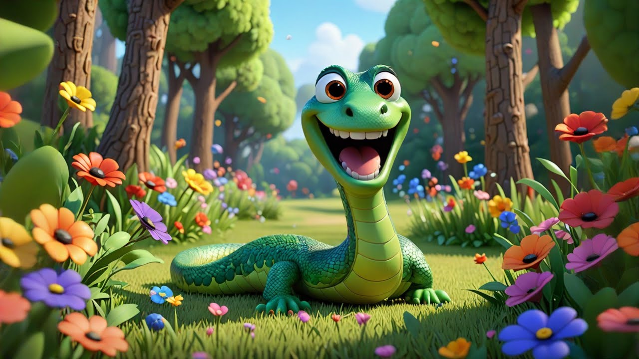 The Silly Snake’s Slither Song 🐍🎵 | Funny Nursery Rhymes Songs for Kids ...
