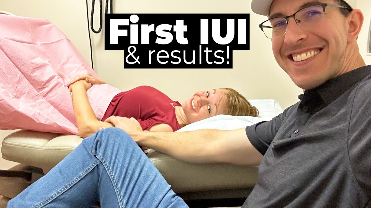OUR FIRST IUI PROCEDURE (and pregnancy results!) - YouTube