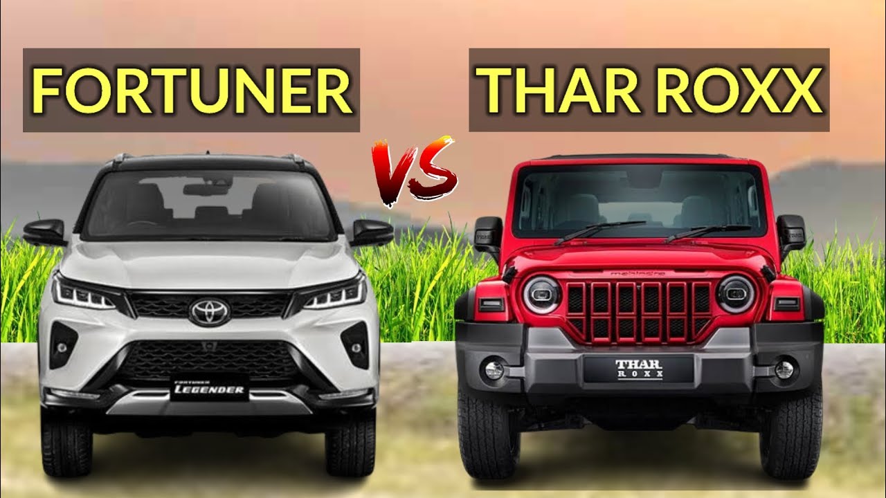 Fortuner vs Thar roxx || Which is best || - YouTube