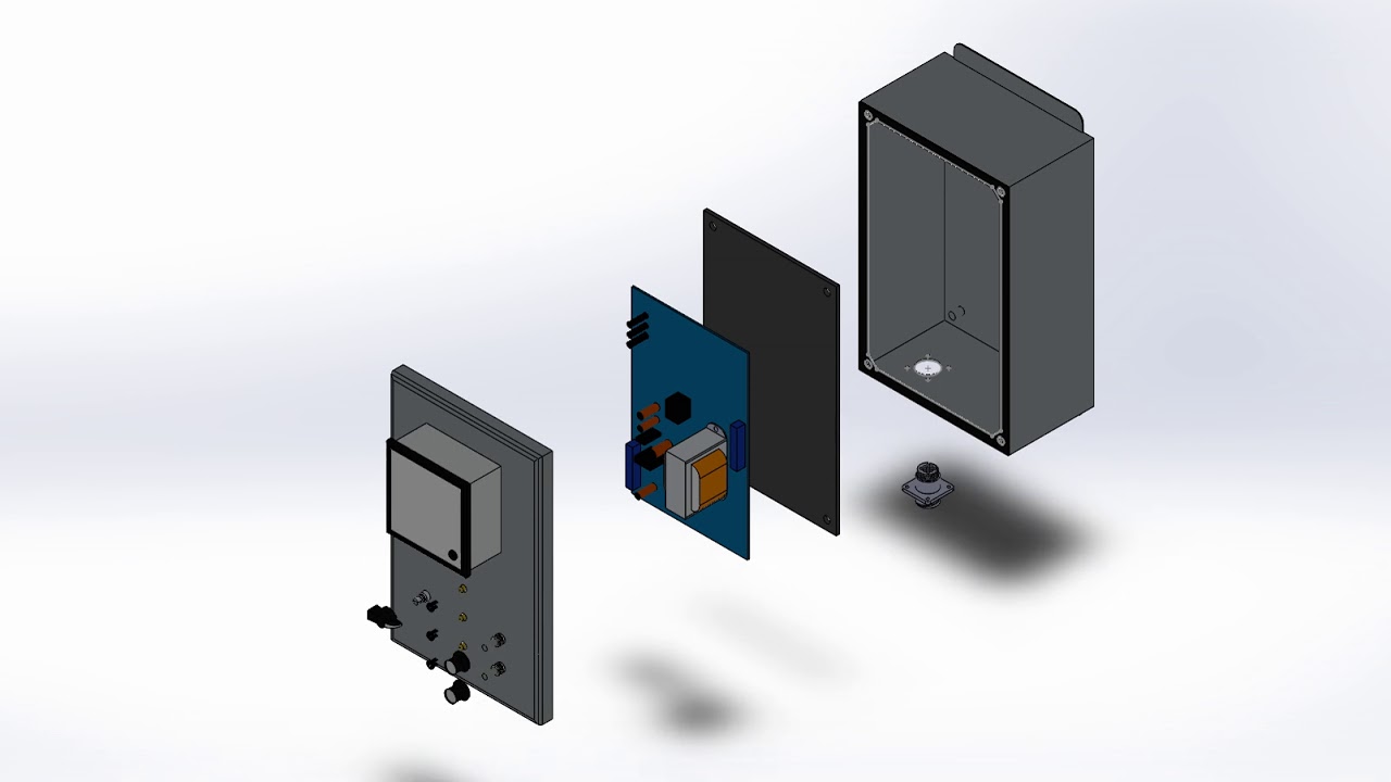 Solidworks: modulo de control - YouTube