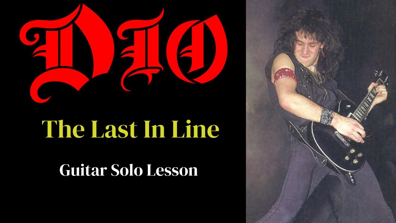 Dio The Last In Line Guitar Solo Lesson - YouTube