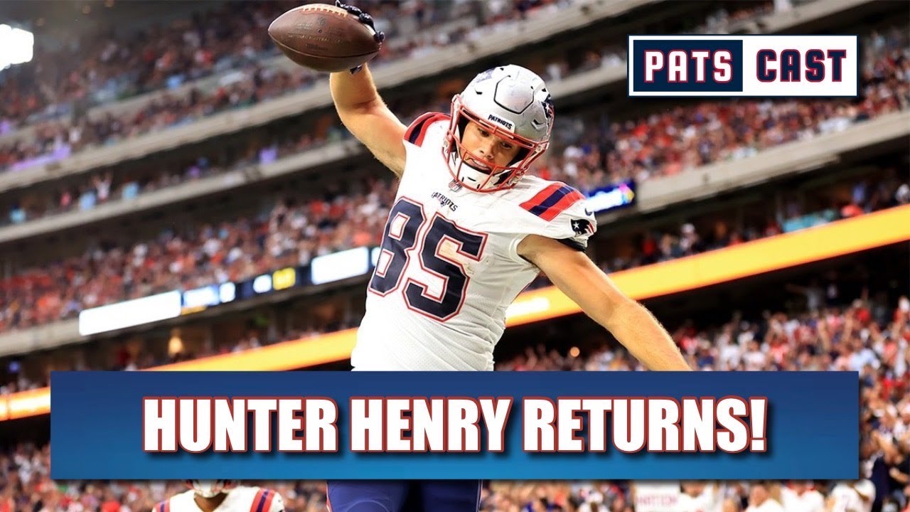 Breaking News: Patriots Re-Sign Hunter Henry, Add Tackle Chukwuma Okorafor - YouTube