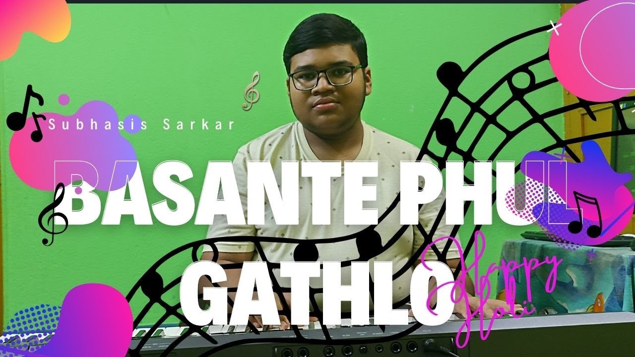 Basante Phul Gathlo - Rabindra Sangeet | Instrumental Cover | By Subhasis Sarkar | Holi Special ...