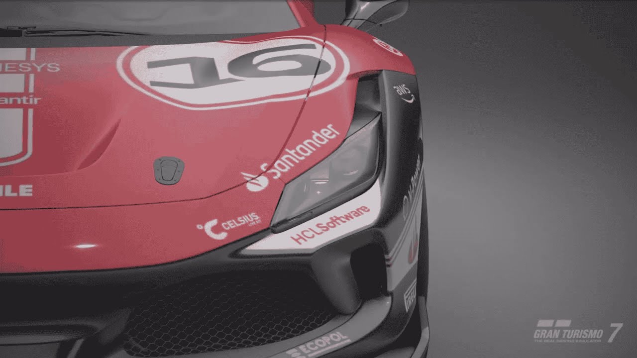Gran Turismo 7 Ferrari F8 Tributo: Charles Leclerc 2023 Las Vegas GP ...
