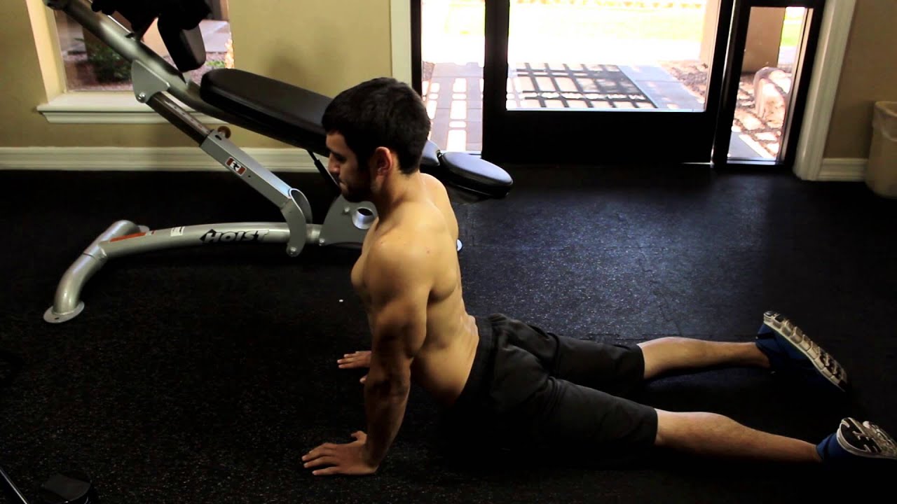 How to stretch for abs. - YouTube