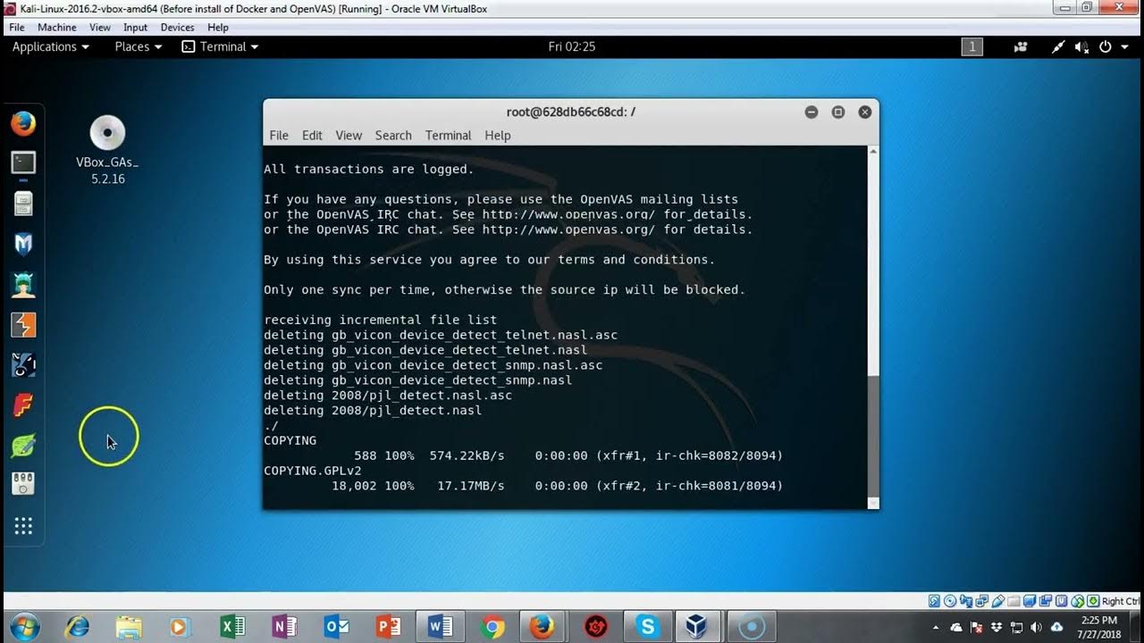Installing OpenVAS Using Docker - YouTube