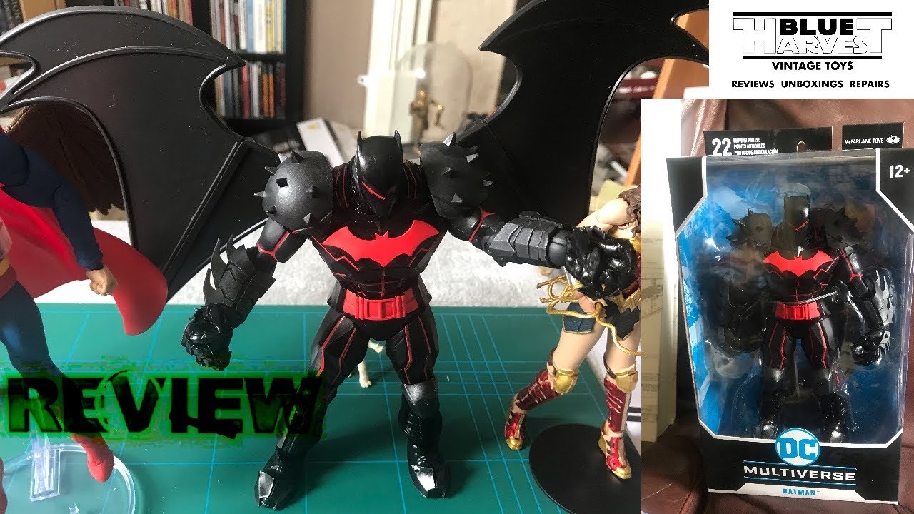 AMAZING MACFARLANE DC ARMOURED HELLBAT BATMAN REVIEW - YouTube