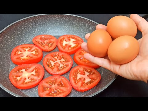 YouTube'da Milyonlarca ye ulaşan Ünlü Domates ve Yumurta Tarifi 🥚 !!Kahvaltı Tarifi /ASMR