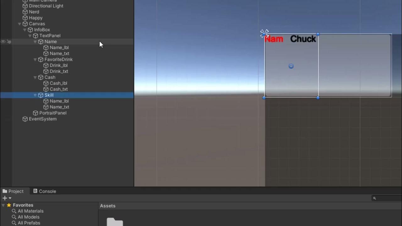 UI box always visible on the screen - Unity [ENG] - YouTube