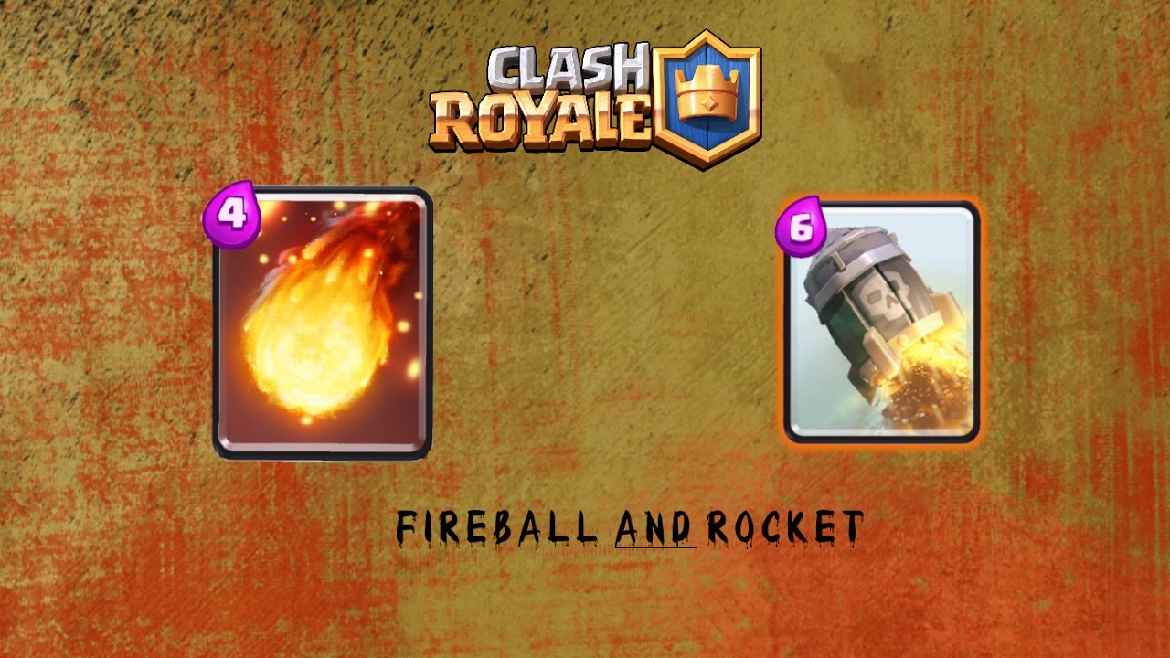 Clash Royale Epic Clan Battle (Fireball 🔥 & Rocket) - YouTube