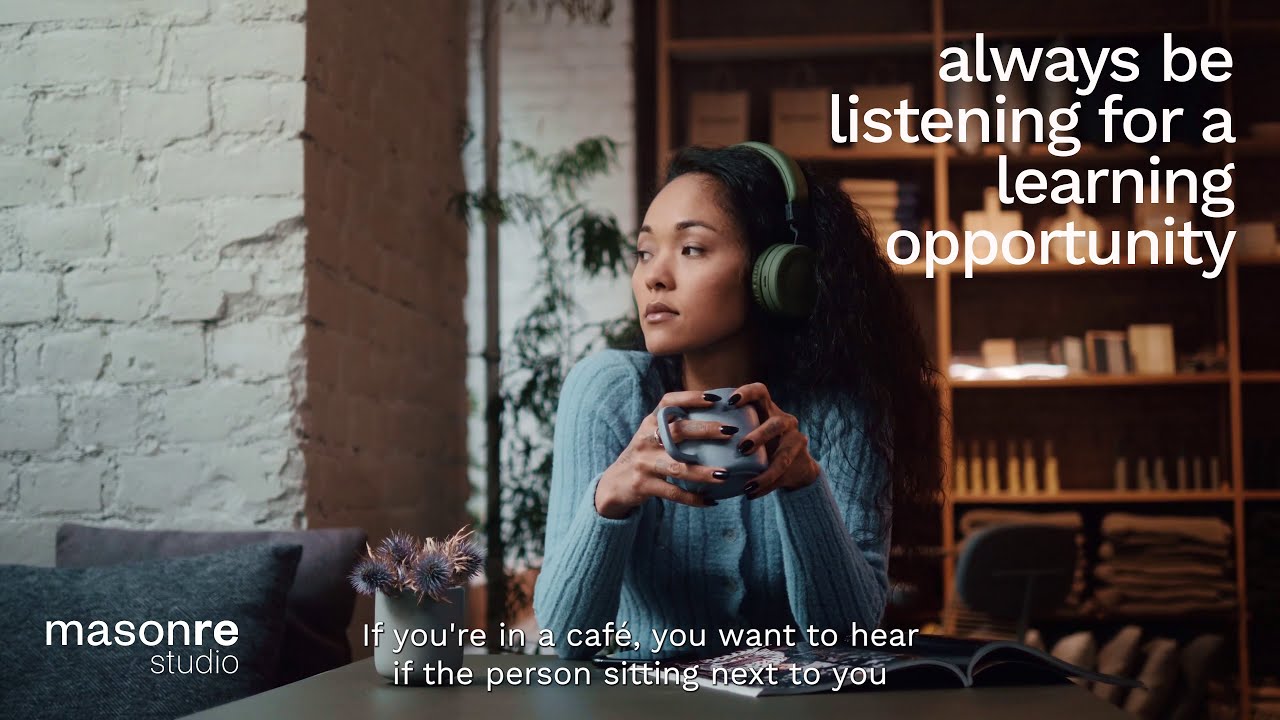 Always be listening for a learning lesson - YouTube